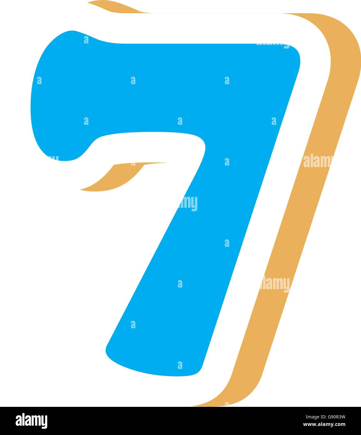 colorful number icon, vector graphic Stock Vector Image & Art - Alamy