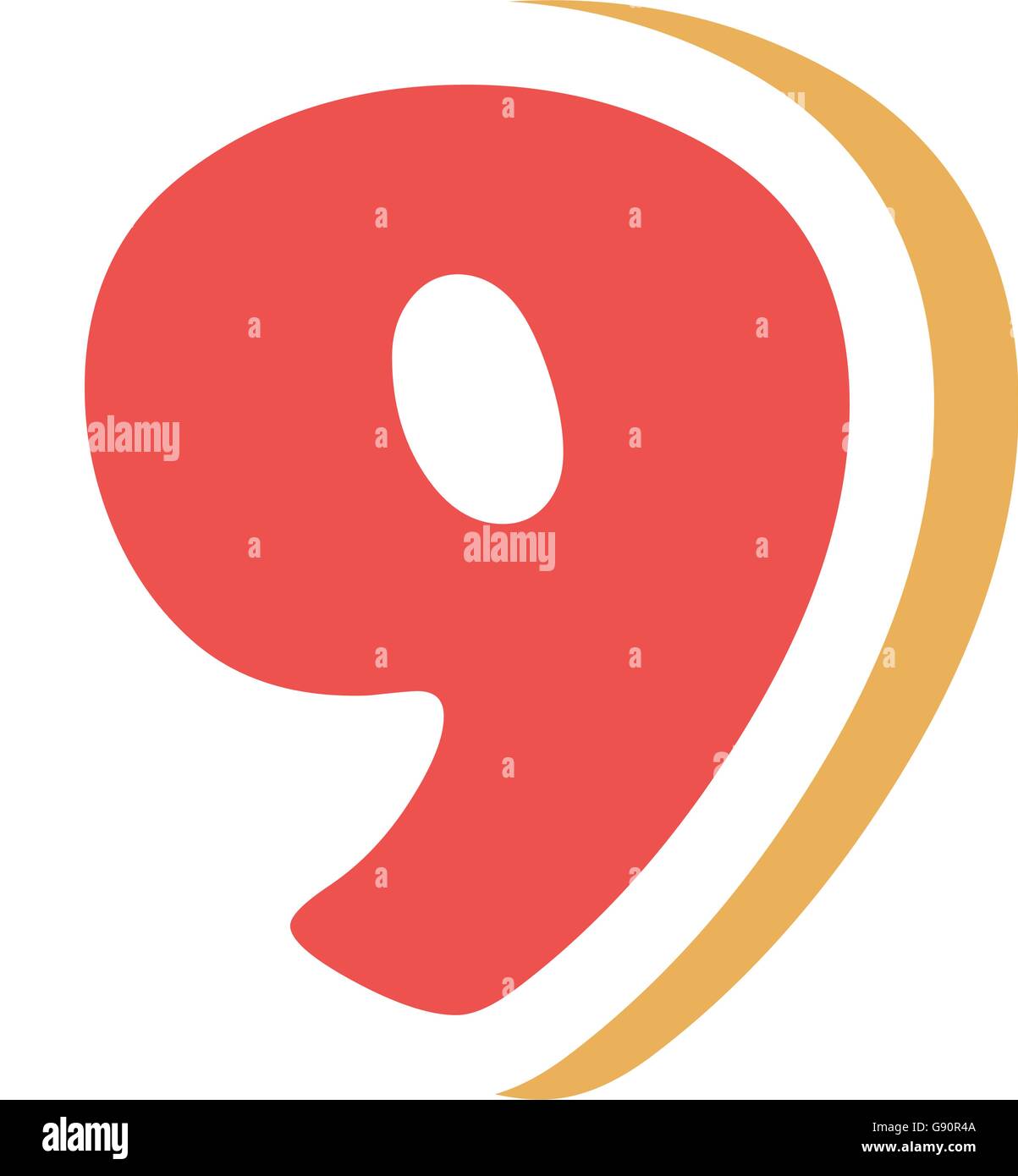 colorful number icon, vector graphic Stock Vector Image & Art - Alamy
