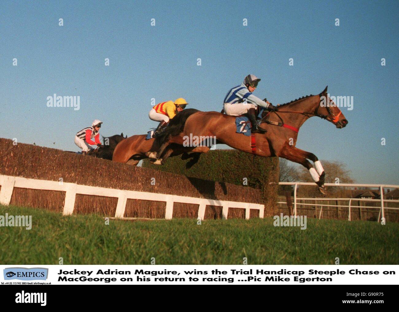 Horse Racing - Leicester Races - Adrian Maguire Comeback. Jockey Adrian ...