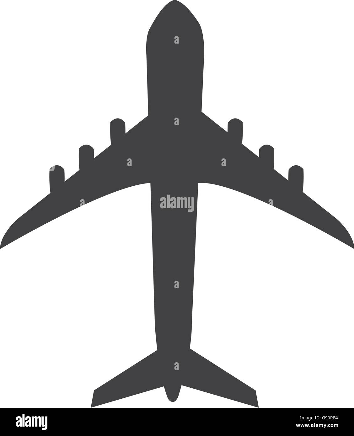 black airplane design,vector graphic Stock Vector Image & Art - Alamy