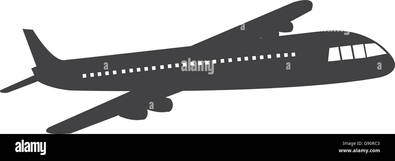 black airplane design,vector graphic Stock Vector Image & Art - Alamy