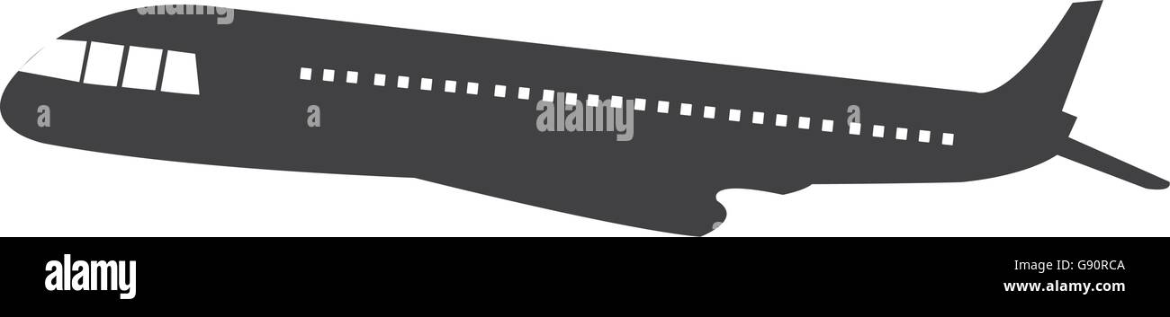 black airplane design,vector graphic Stock Vector Image & Art - Alamy