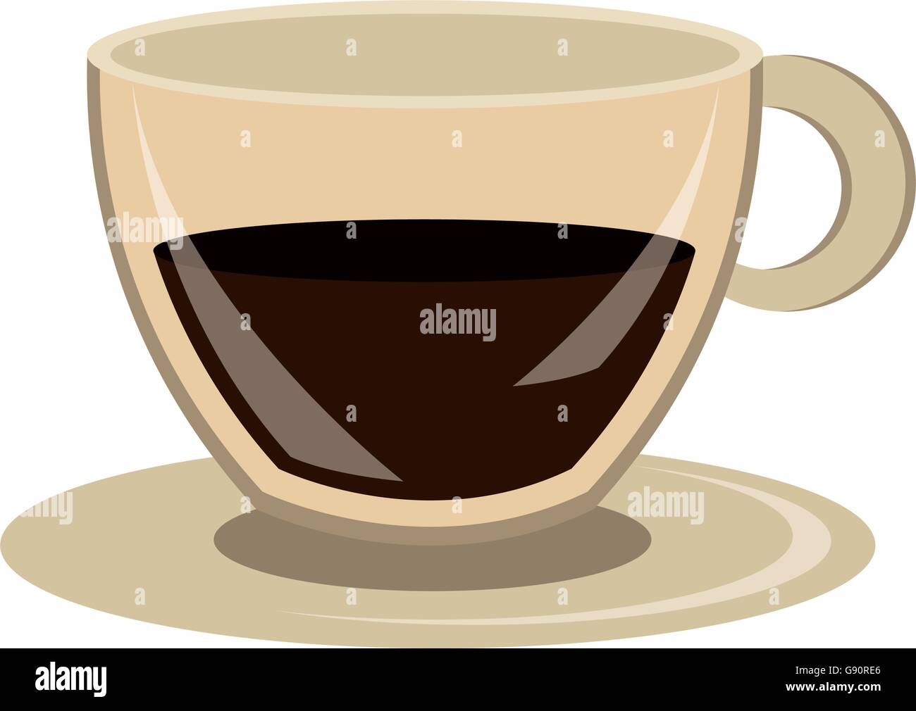 modern cup of coffee,vector graphic Stock Vector Image & Art - Alamy