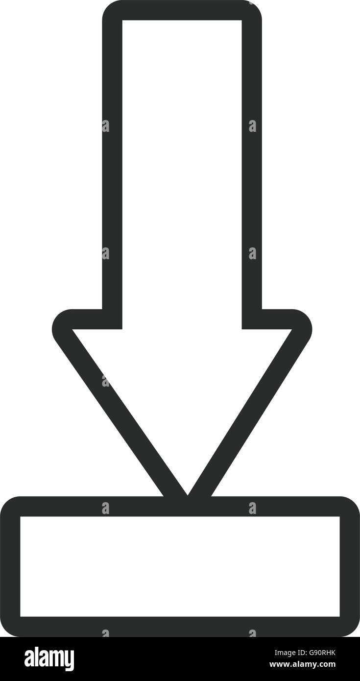 Illustration black clock pointing Stock Vector Images - Alamy