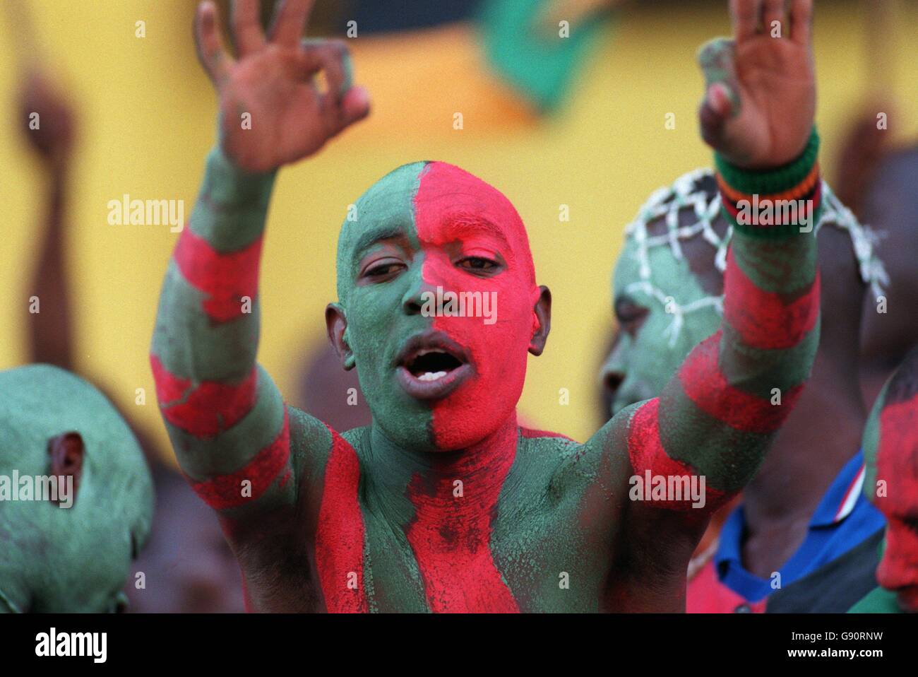 Soccer - African Nations Cup - Zambia v Egypt. Zambia fan Stock Photo ...