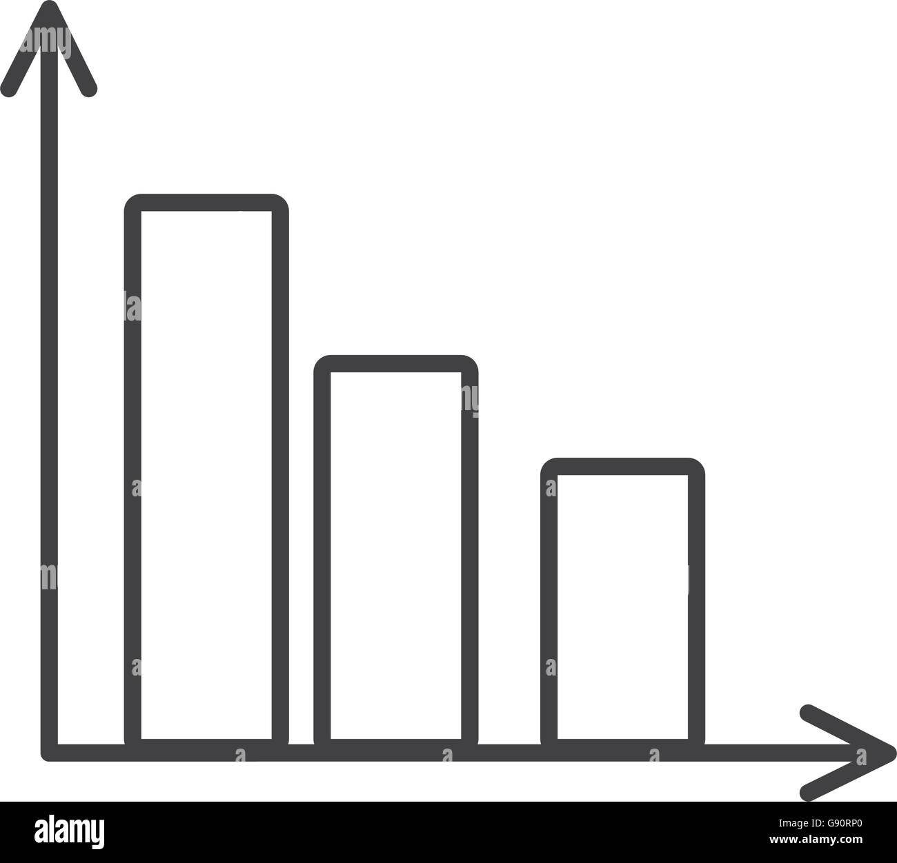 black and white arrows and columns, vector graphic Stock Vector Image ...