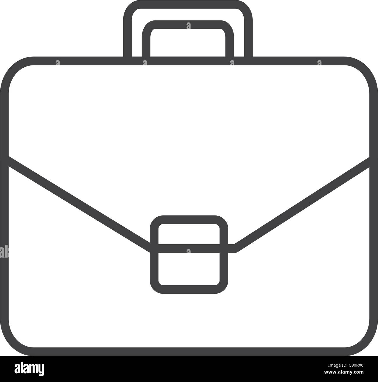 black and white suitcase, vector graphic Stock Vector Image & Art - Alamy