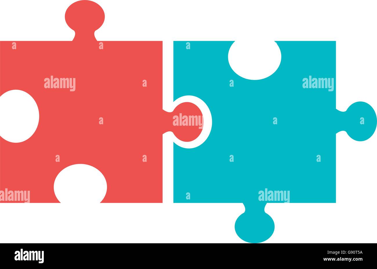 colorful puzzle pieces, vector graphic Stock Vector Image & Art - Alamy