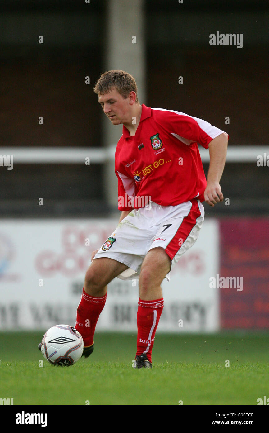 Soccer - Friendly - Hereford United v Wrexham Stock Photo - Alamy