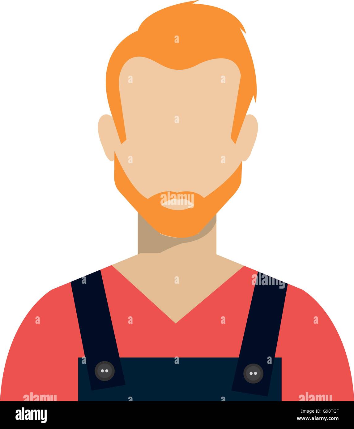avatar construction man, vector graphic Stock Vector Image & Art - Alamy