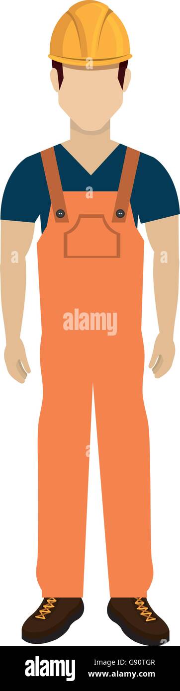 avatar construction man, vector graphic Stock Vector Image & Art - Alamy
