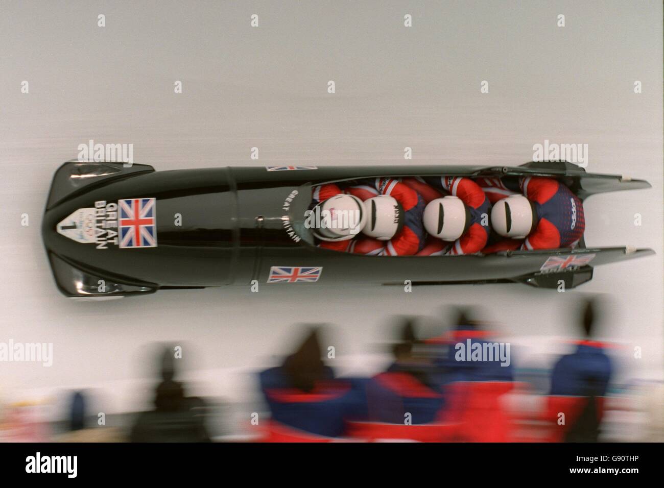 Four-Man Bobsleigh - Winter Olympics - Nagano 1998 - Competition Run ...