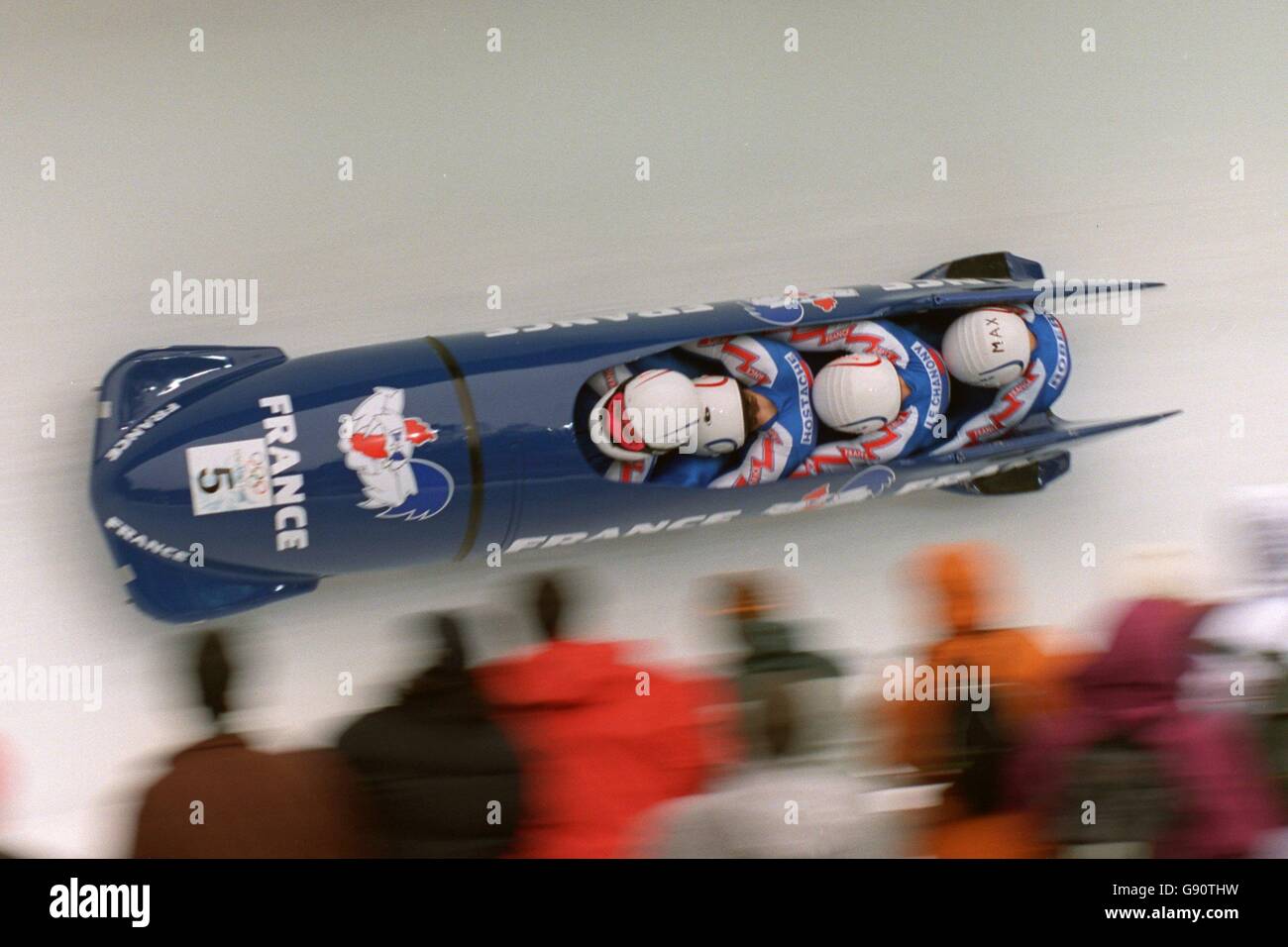 Bobsleigh - Winter Olympics - Nagano 1998 - Men's Four Man Bobsleigh ...