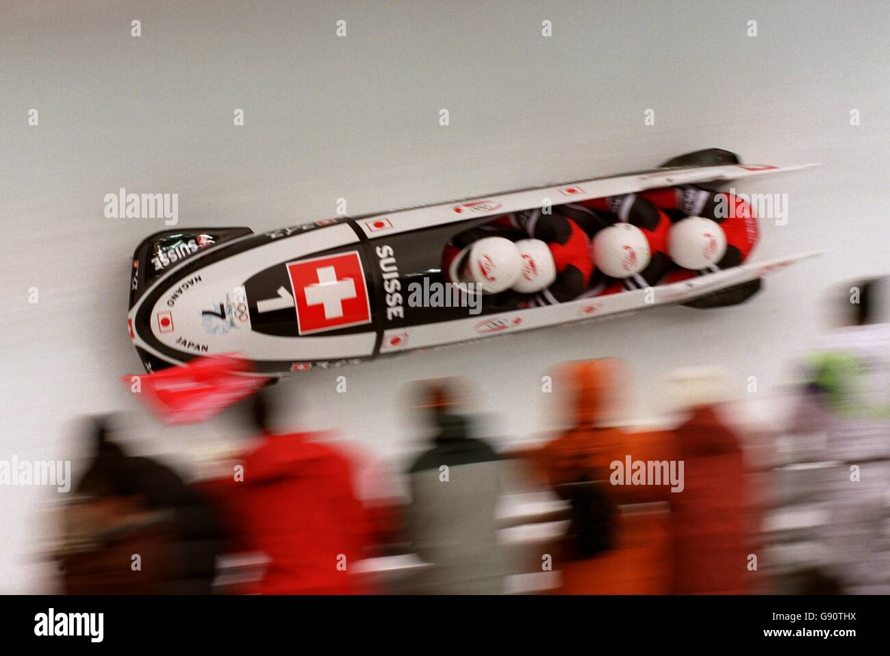Four-Man Bobsleigh - Winter Olympics - Nagano 1998 - Competition Run ...