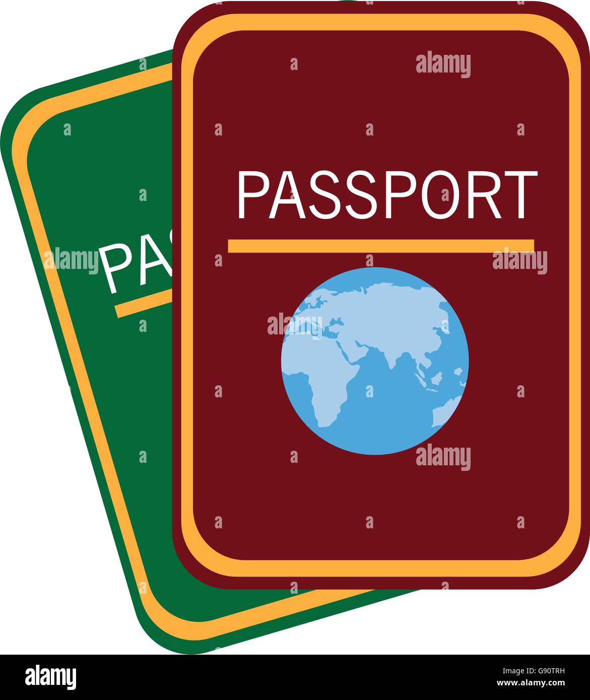 colorful world passports, vector graphic Stock Vector Image & Art - Alamy