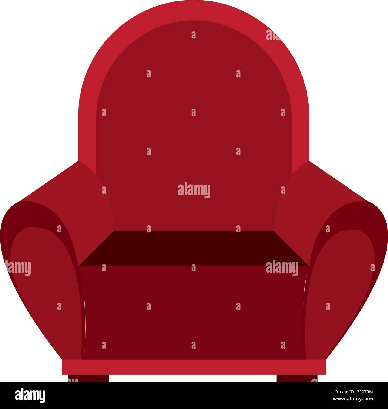 big red seat, vector graphic Stock Vector Image & Art - Alamy