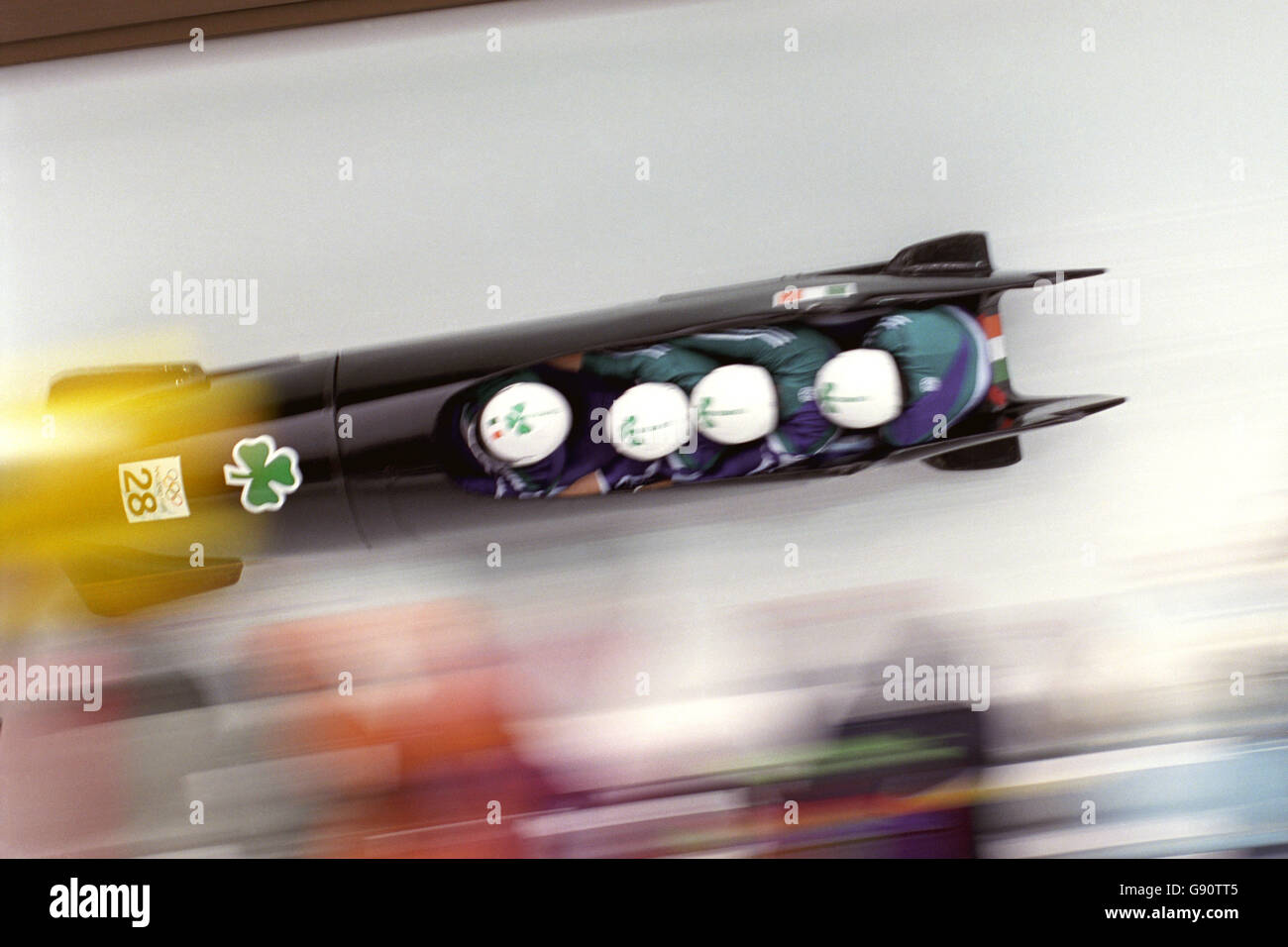 The Ireland four-man team (Jeff Pamplin, Simon Linscheid, Garry Power ...