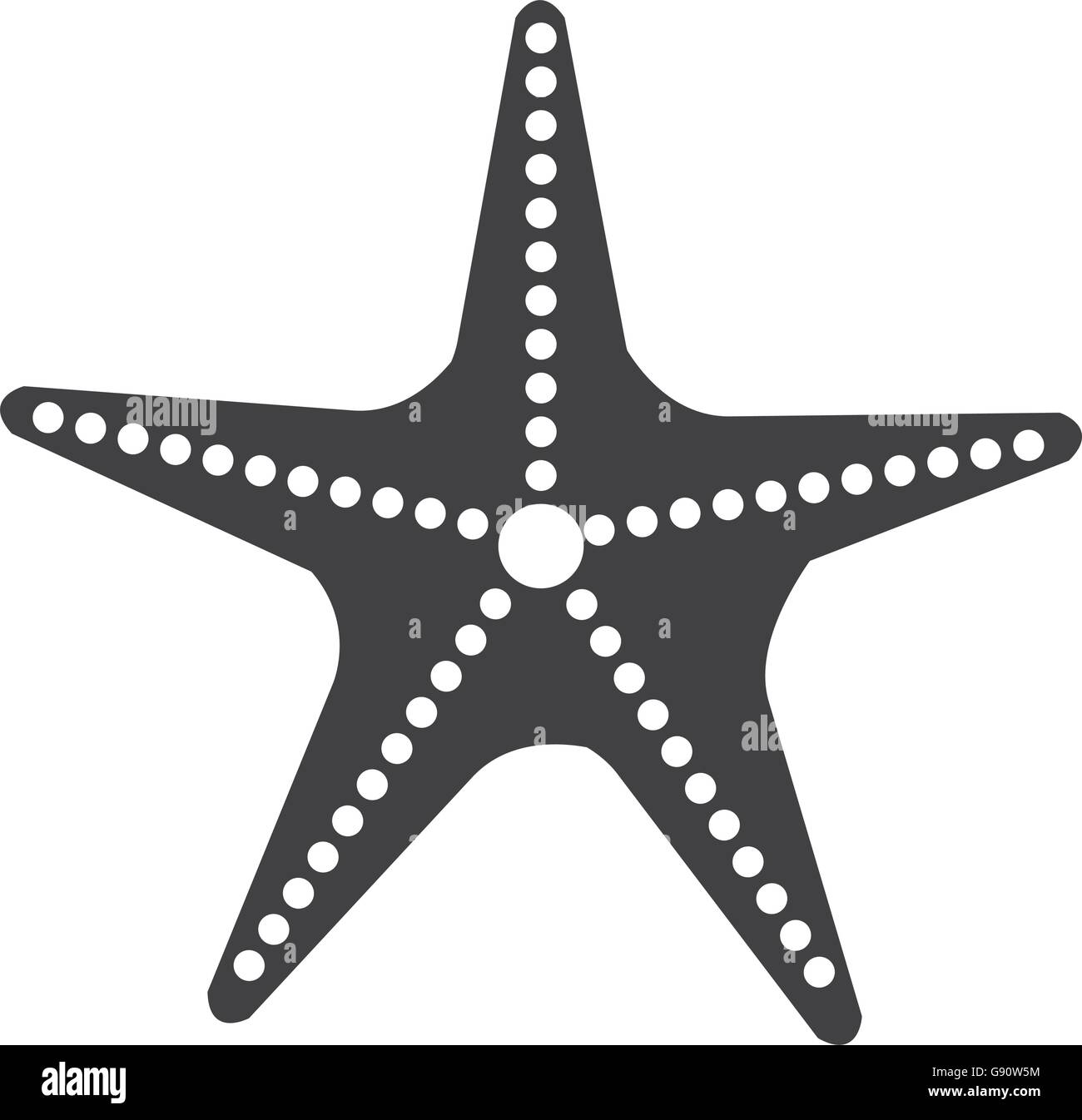 isolated beach starfish, vector graphic Stock Vector Image & Art - Alamy