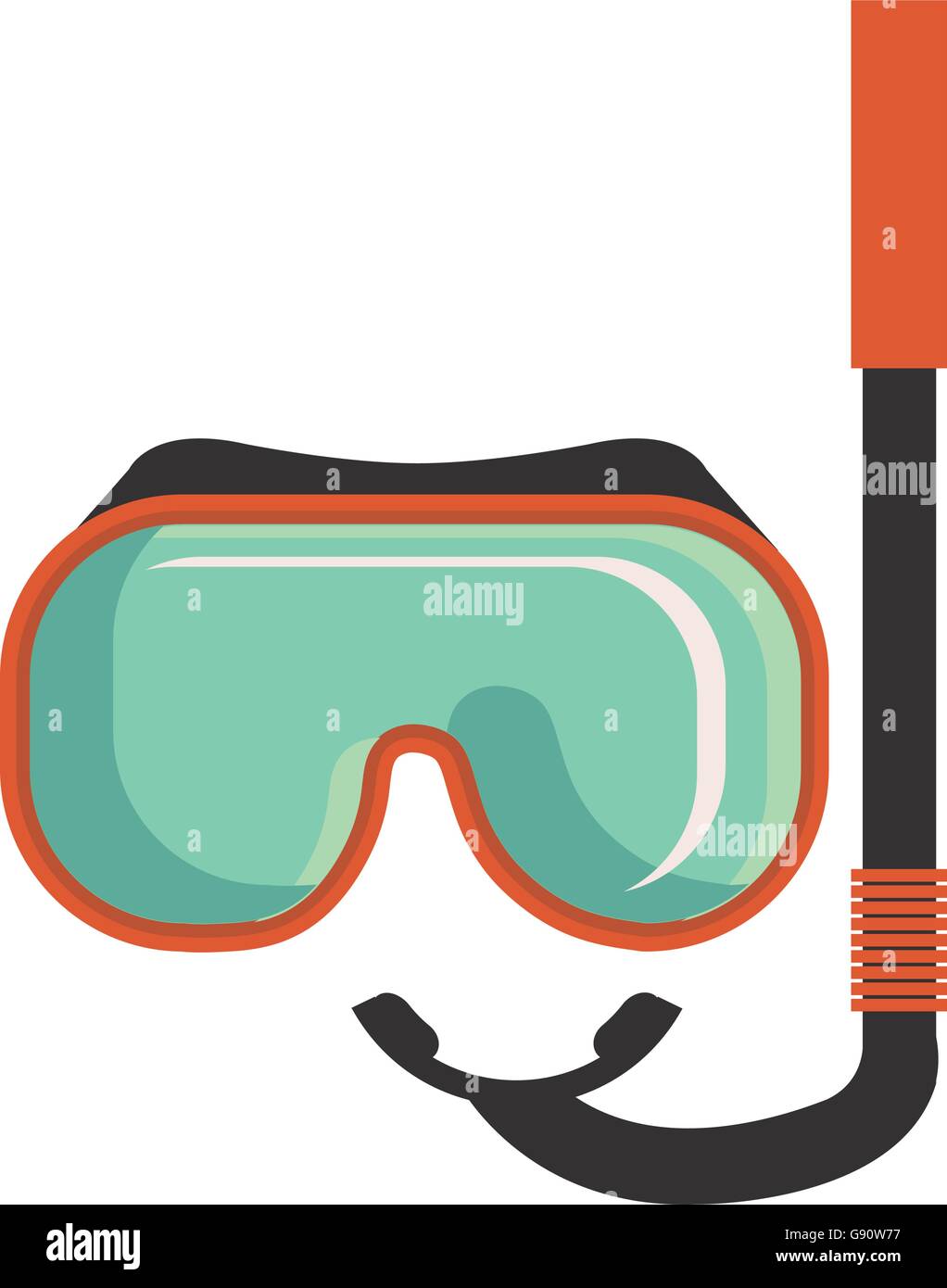 colorful snorkel stuff, vector graphic Stock Vector Image & Art - Alamy