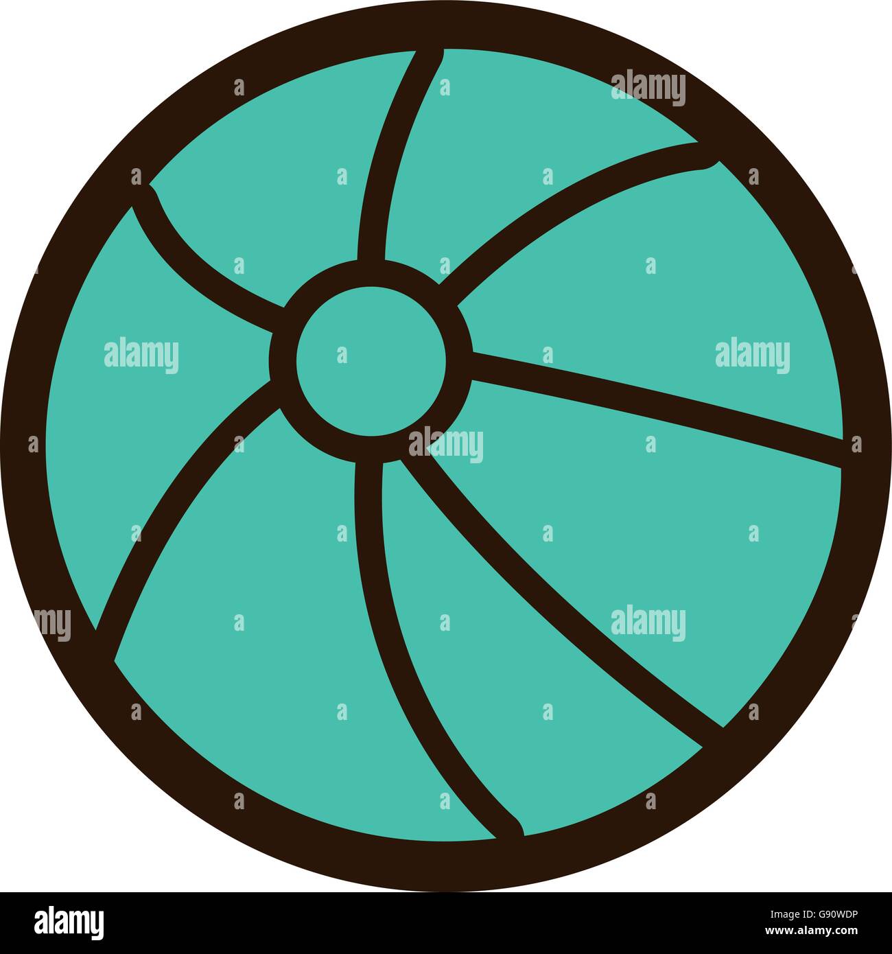 colorful beach ball, vector graphic Stock Vector Image & Art - Alamy