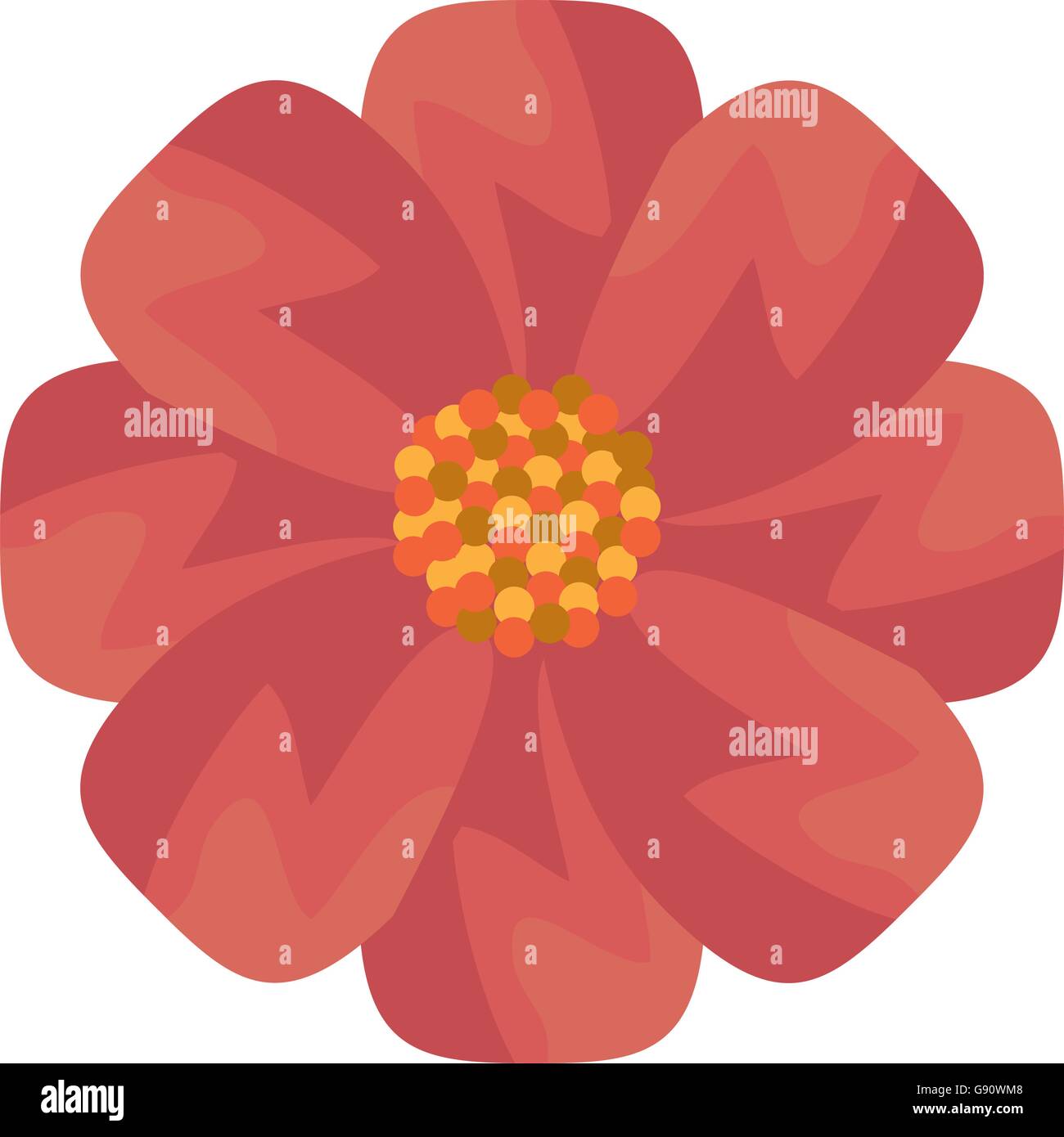 colorful flower view, vector graphic Stock Vector Image & Art - Alamy