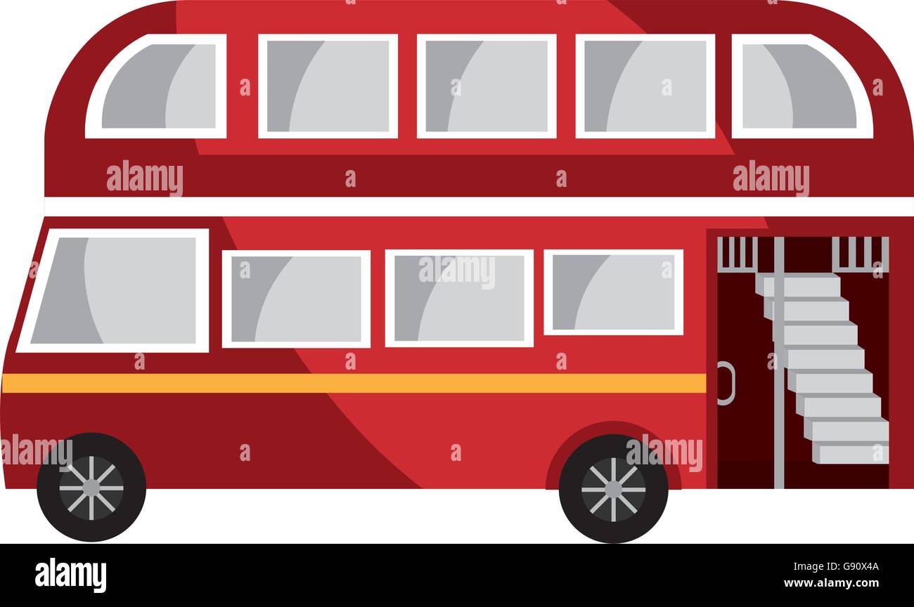 red british bus, vector graphic Stock Vector Image & Art - Alamy