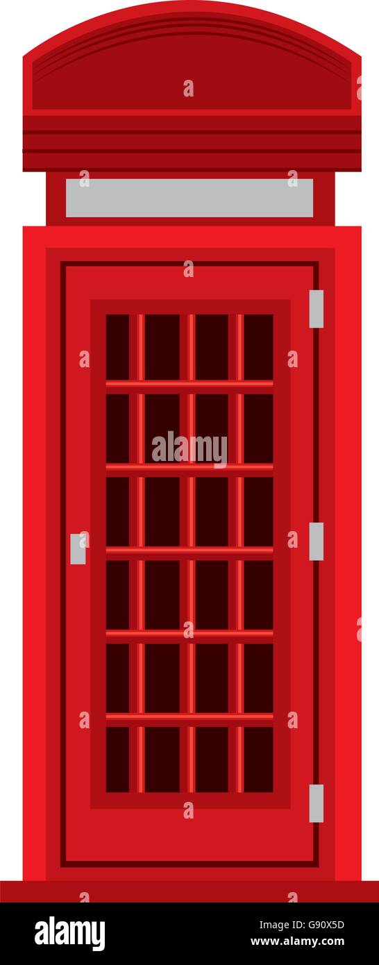 red british telephone cabin, vector graphic Stock Vector Image & Art ...