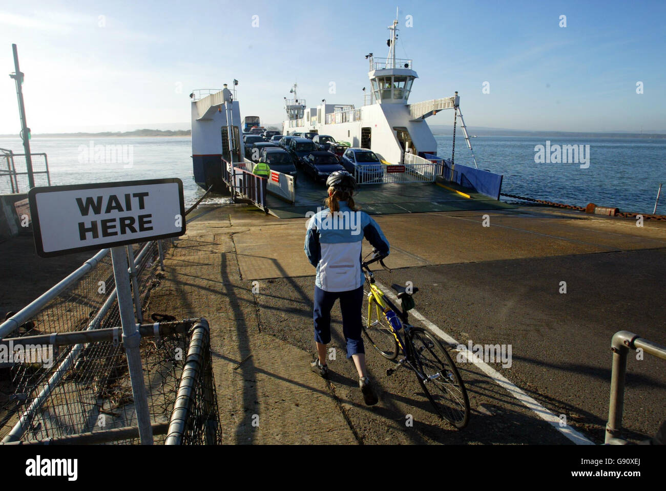 Poole chain ferry slipway hi-res stock photography and images - Alamy