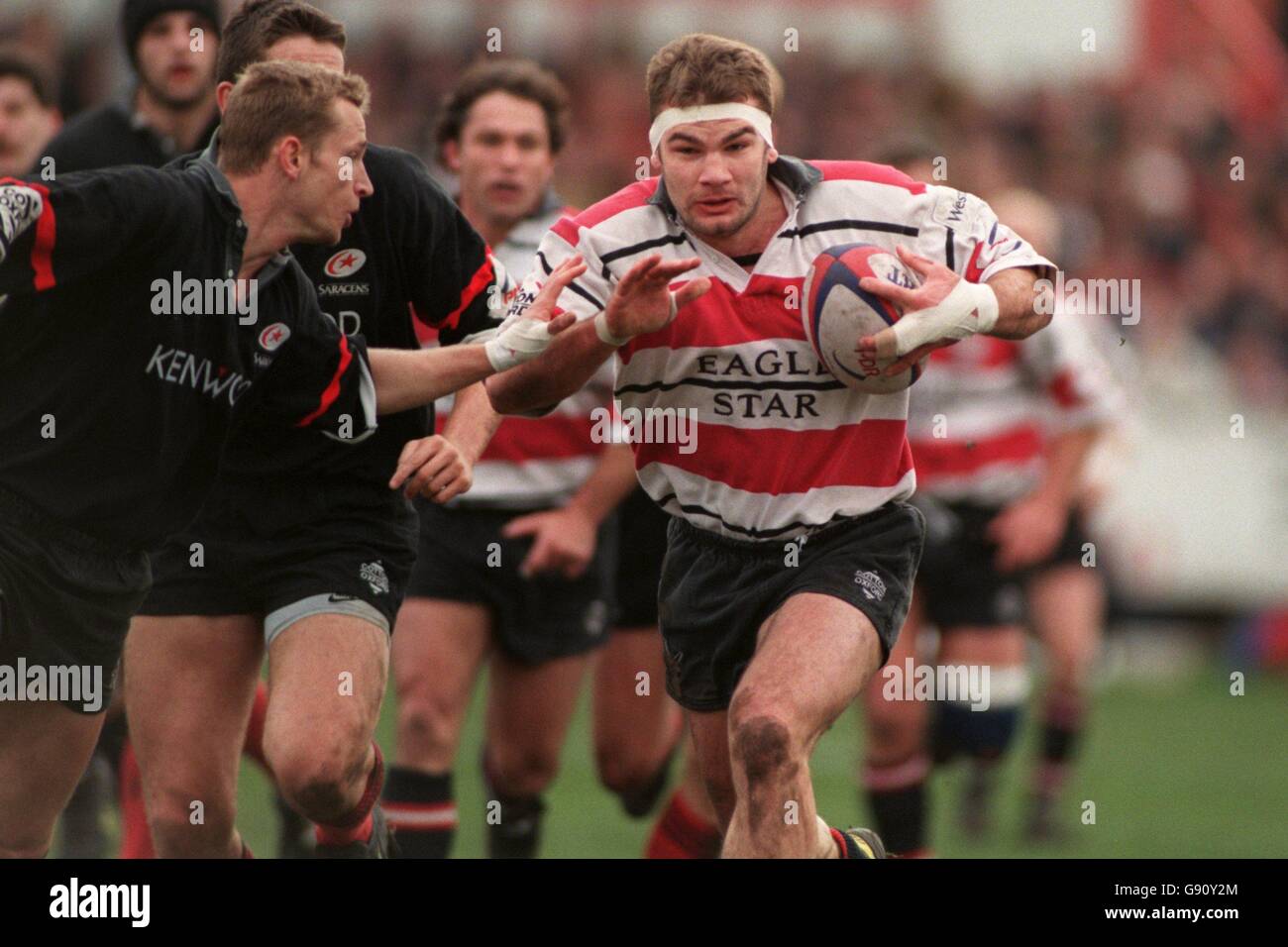 Rugby Union - Allied Dunbar Premiership - Gloucester v Saracens ...