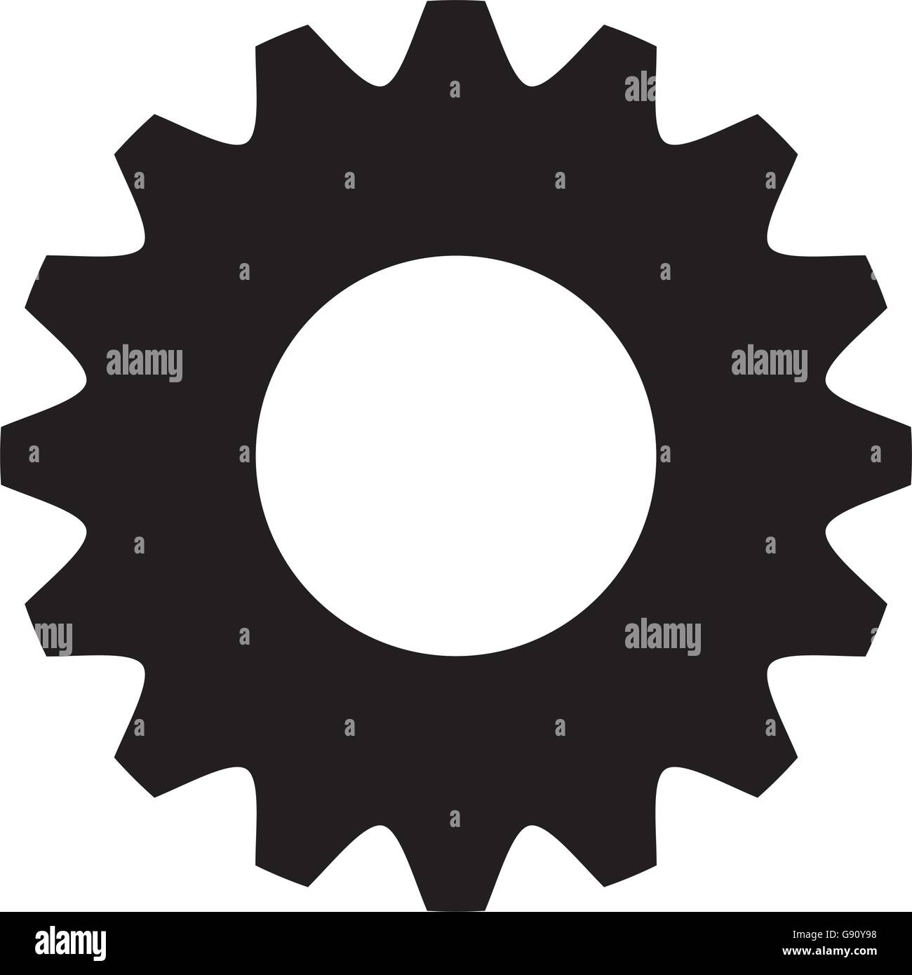 isolated settings icon, vector graphic Stock Vector Image & Art - Alamy