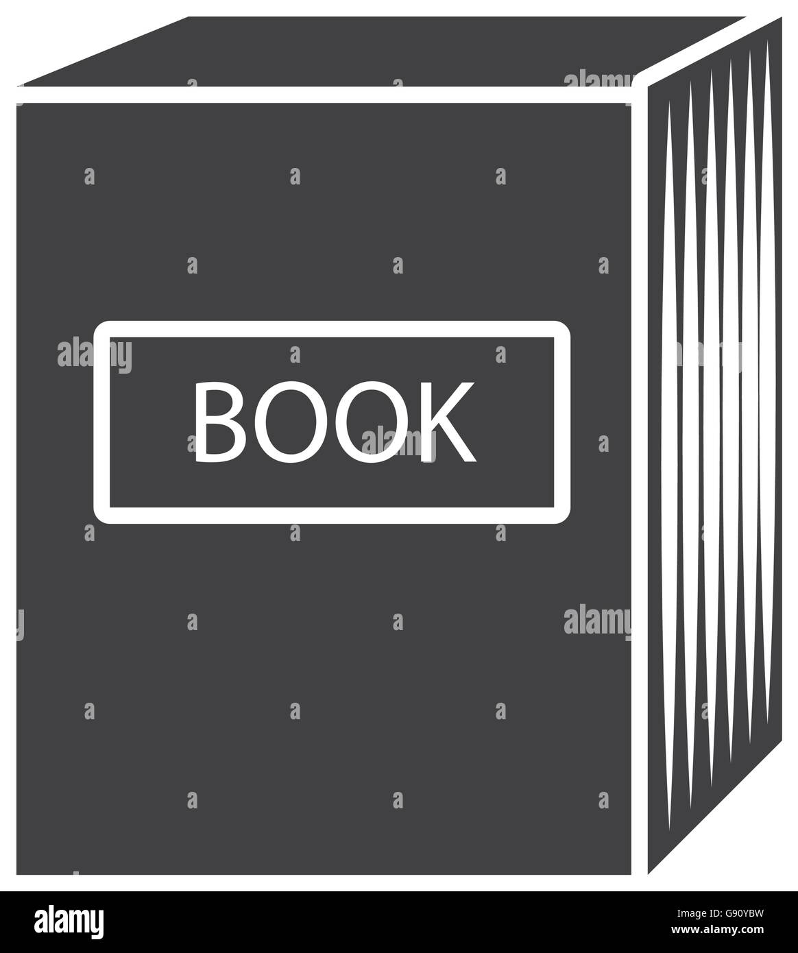 black set of books, vector graphic Stock Vector Image & Art - Alamy