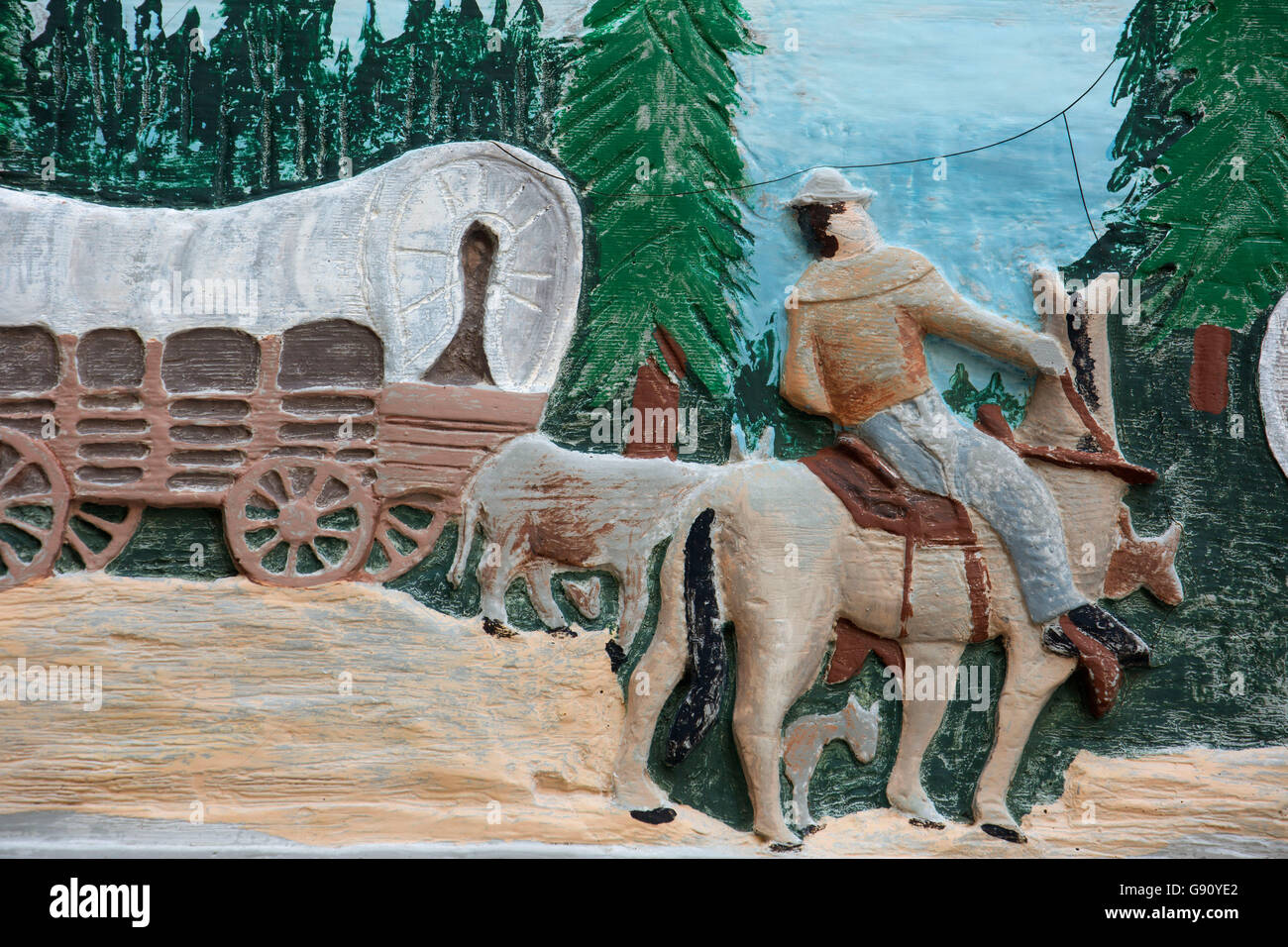 Barlow Road Trailhead sign, Oregon Trail National Historic Trail, Mt ...