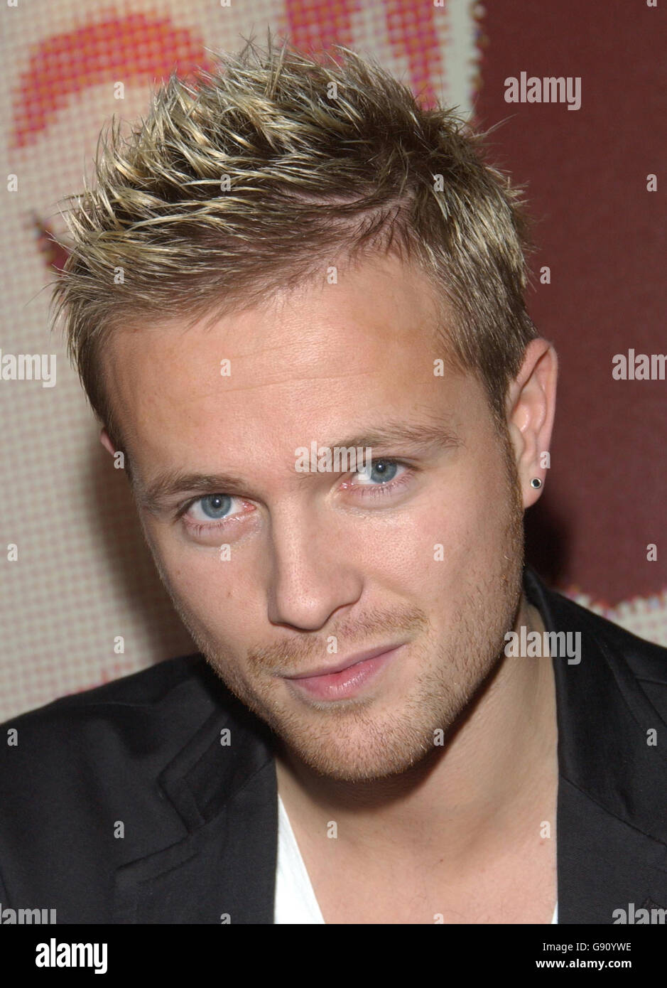 Westlife's Nicky Byrne during their guest appearance on MTV's TRL ...