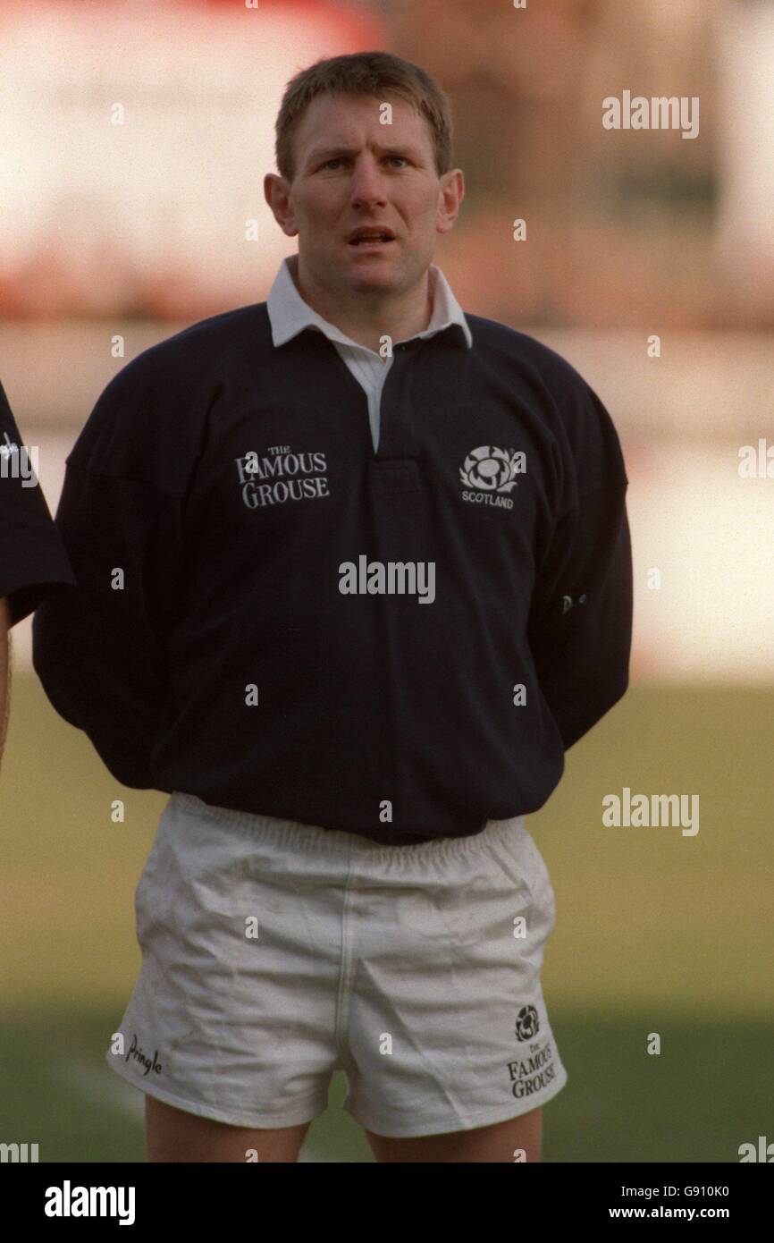 Rugby Union - Italy v Scotland. Craig Armstrong, Scotland Stock Photo ...
