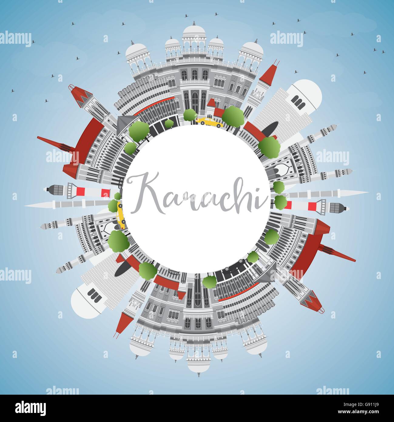 Karachi skyline hi-res stock photography and images - Alamy