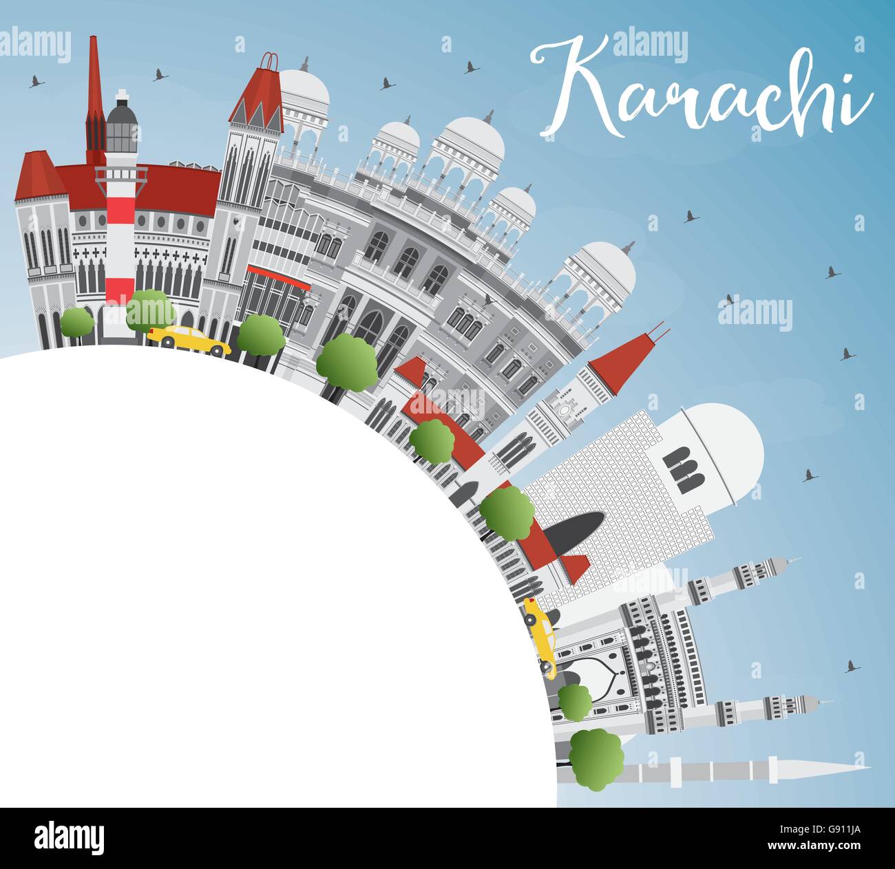 Karachi skyline hi-res stock photography and images - Alamy
