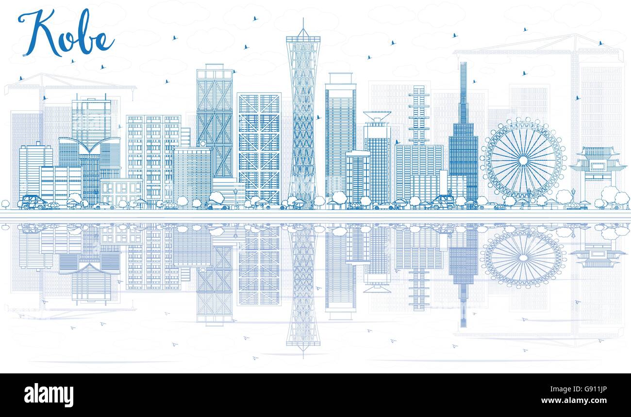 Downtown kobe Stock Vector Images - Alamy