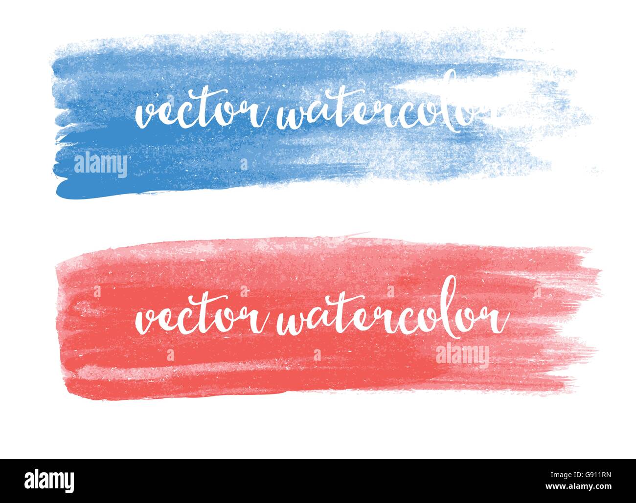 Watercolor stroke. Vector Illustration Stock Vector Image & Art - Alamy