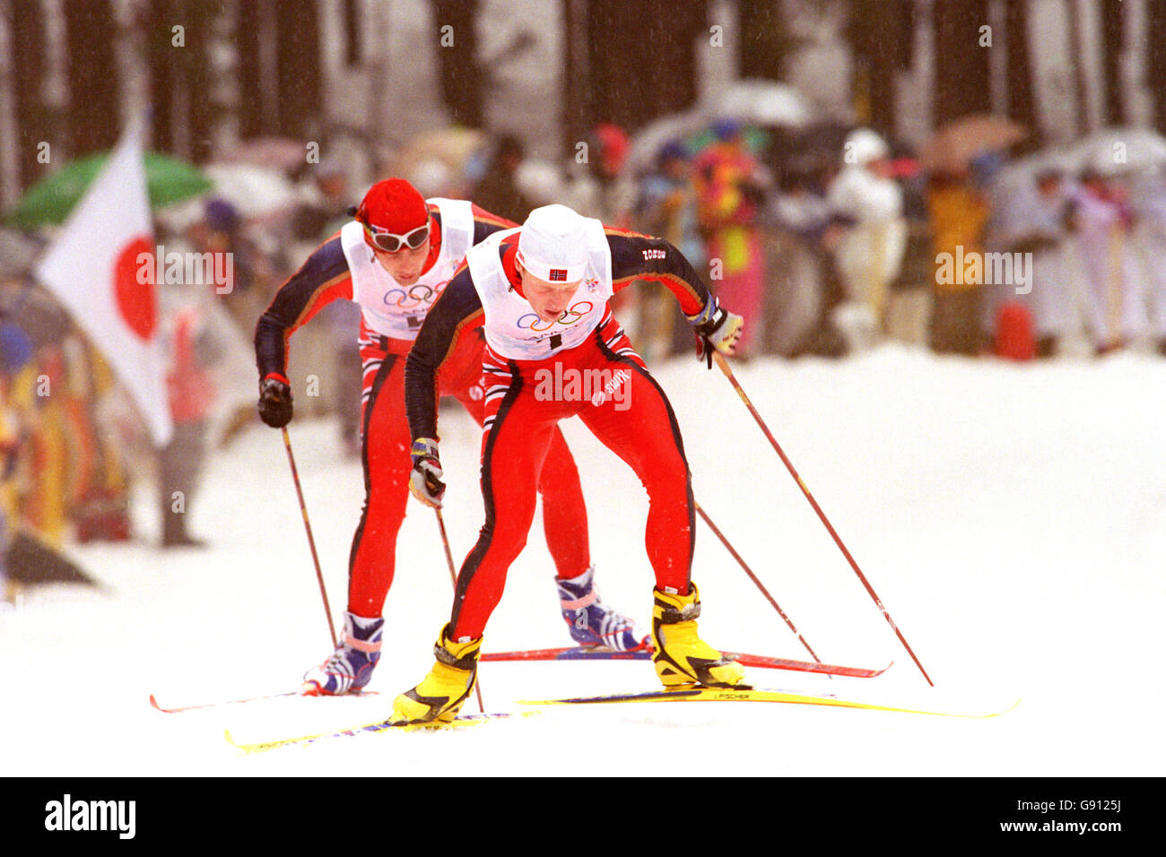 Nagano 1998 skiing hi-res stock photography and images - Alamy