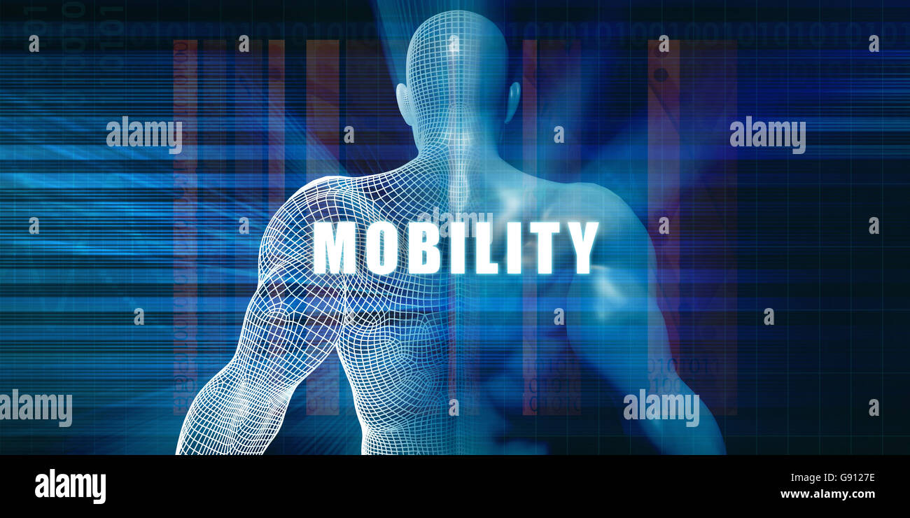 Mobility as a Futuristic Concept Abstract Background Stock Photo - Alamy