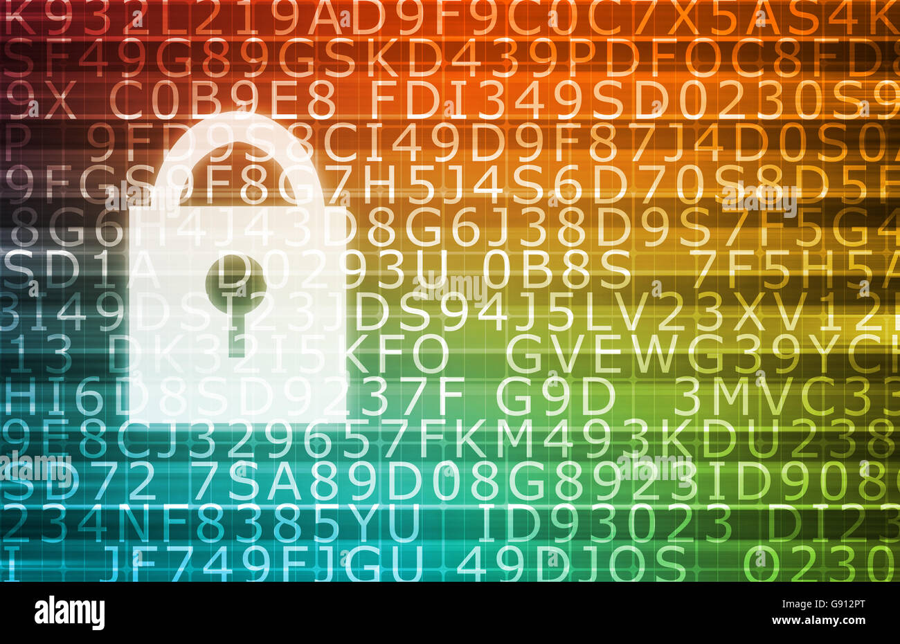 Security Technology Online and Digital Privacy Encryption Stock Photo ...