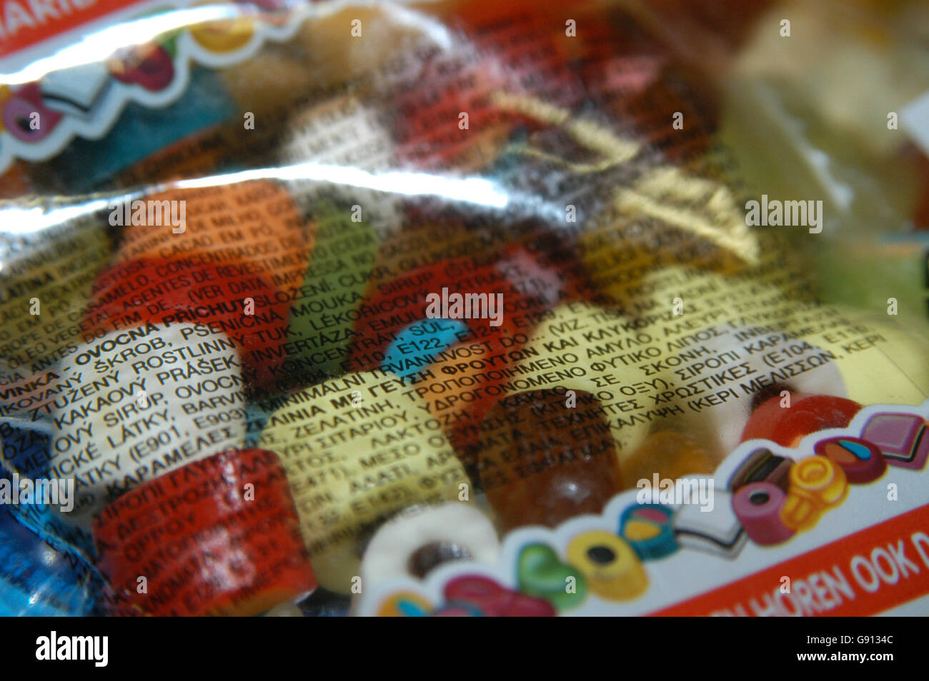 A Packet of Sweets Stock Photo - Alamy