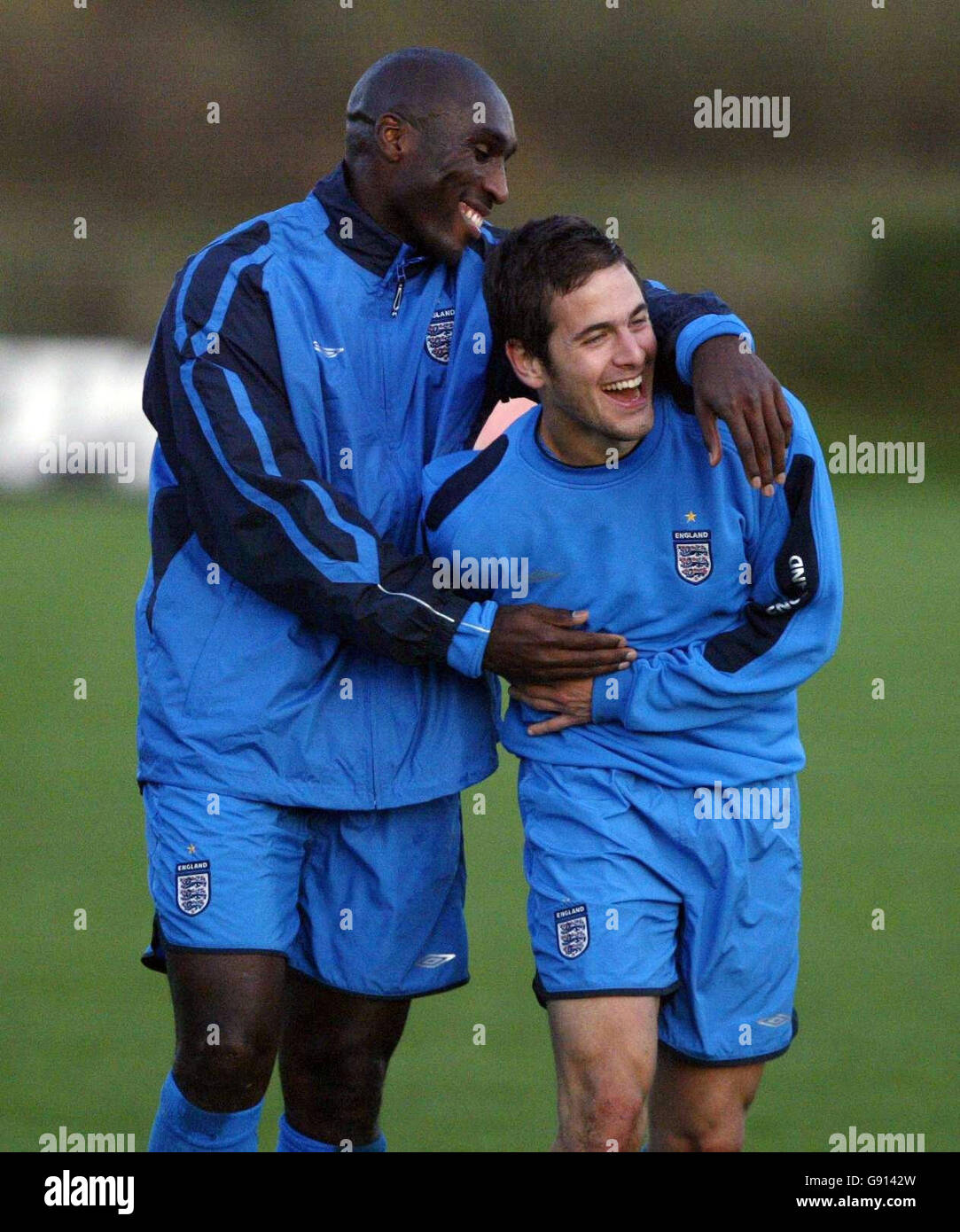 Sol campbell england training session hi-res stock photography and ...