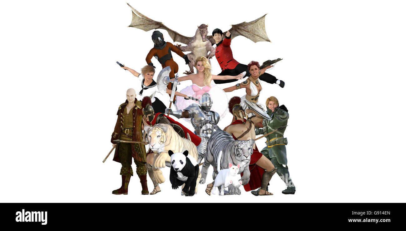 Children Fantasy Book Concept Using Their Imagination Stock Photo - Alamy