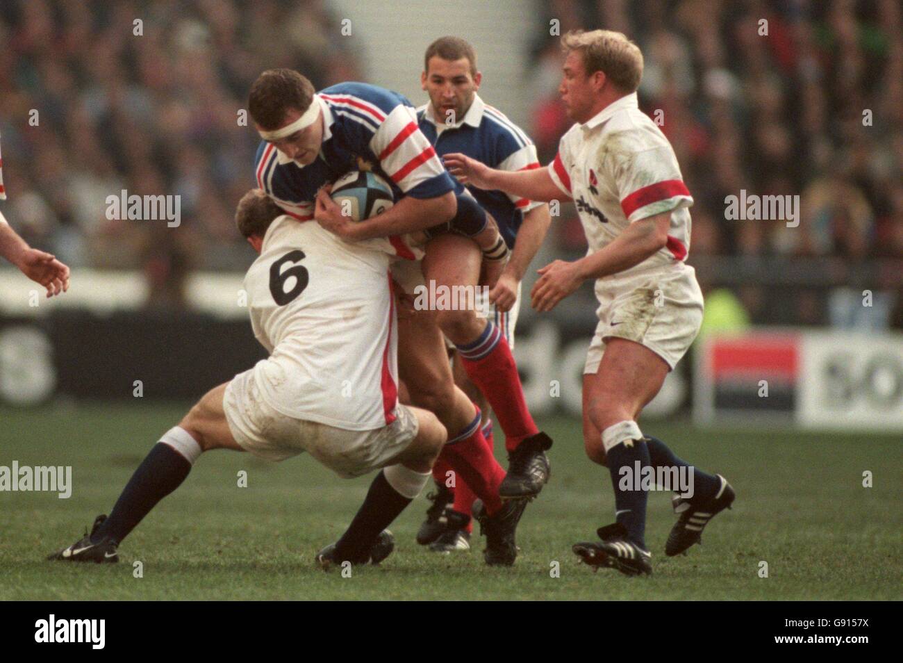 Rugby Union - Five Nations Championship - France v England. Neil Back ...