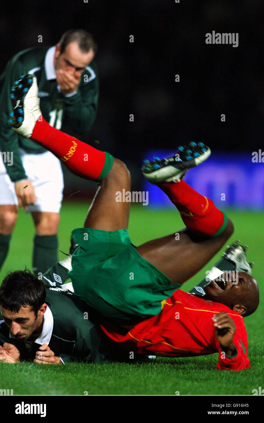 Northern irelands tony capaldi and portugals luis boa morte tangle hi ...
