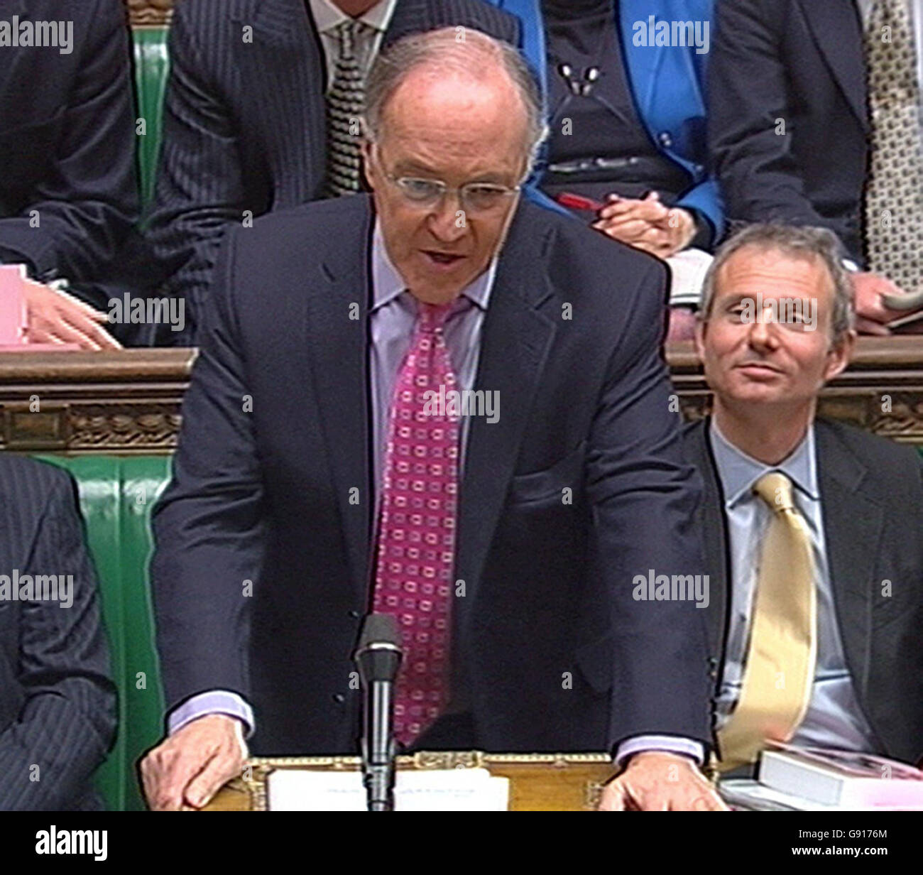 Conservative leader Michael Howard during Prime Minister's Questions in ...