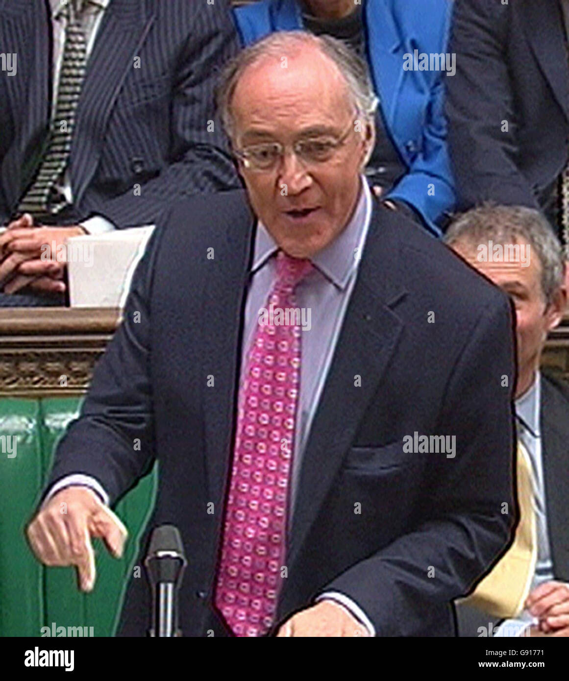 Conservative leader Michael Howard during Prime Minister's Questions in ...