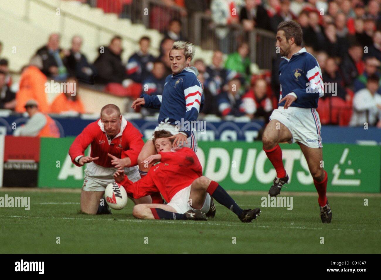 Rugby union five nations championship wales v france hi-res stock ...