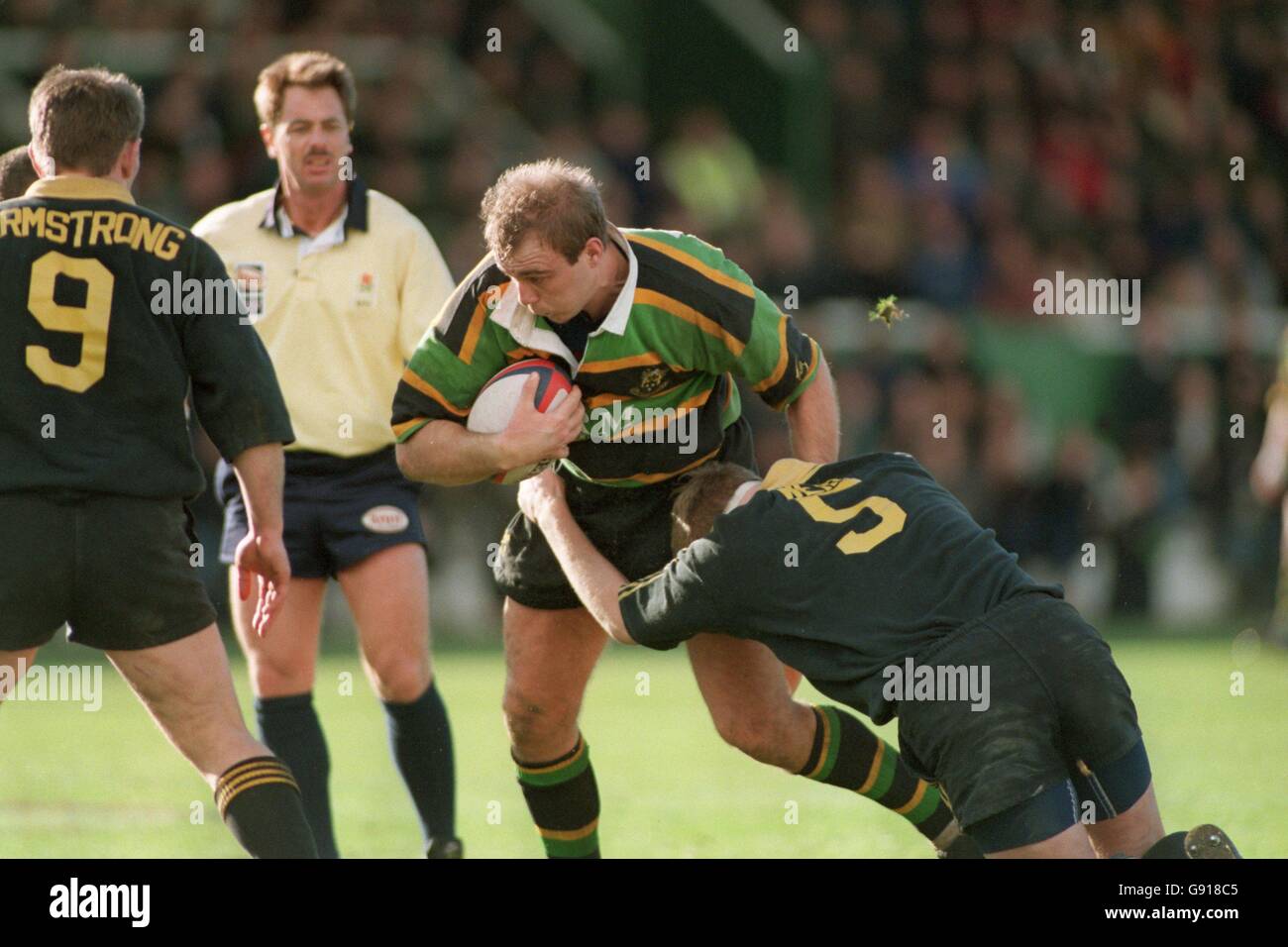Rugby Union - Northampton Saints v Newcastle Falcons -Tetley Bitter Cup ...